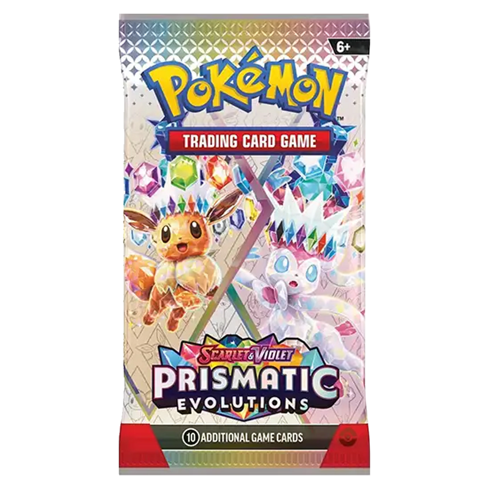 Pokémon TCG Prismatic Evolutions Booster Pack - Collect Stunning Cards ...